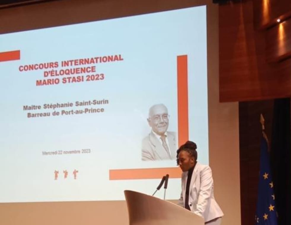 Me. Stéphanie Saint-Surin, avocate au barreau de Port-au-Prince ...