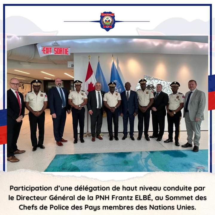 Frantz Elbé au sommet des chefs de police des pays membres de l’ONU ...