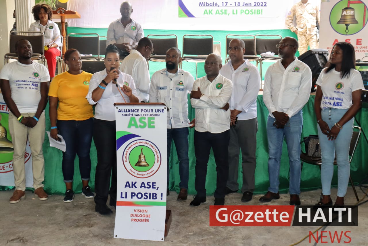 Premier congrès national du parti politique ASE à Mirebalais, Cholzer ...