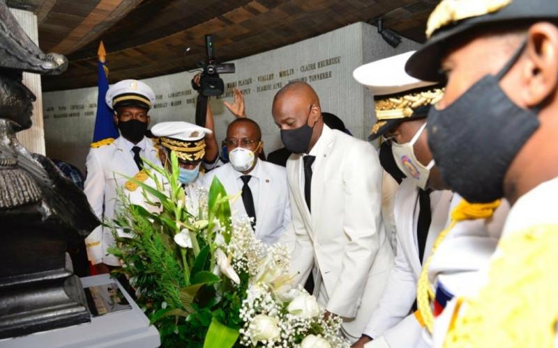 214ème anniv de l'assassinat de Dessalines: -Jovenel Moise dépose une ...